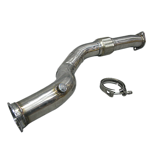3" Downpipe for Mazda RX7 RX-7 FC V-band Clamp 13B Single Turbo Upgrade ...
