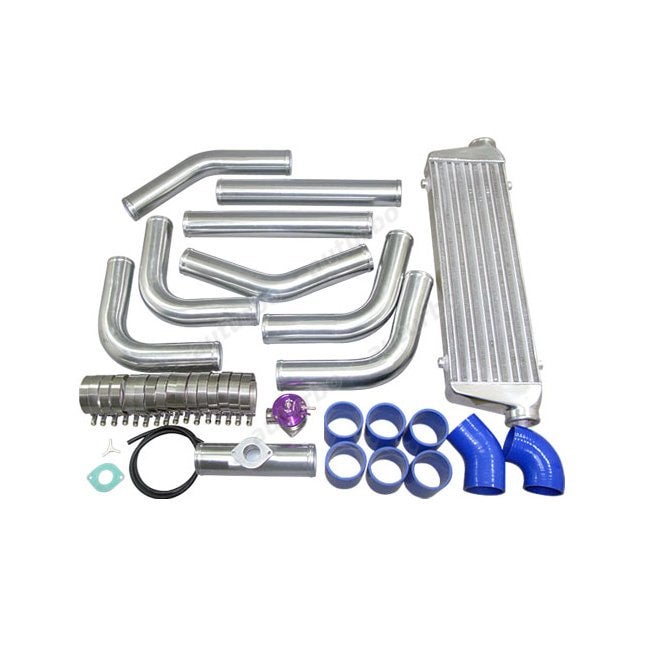 Universal Blue Couplers 2.5" Aluminium FMIC Intercooler Piping Kit ...