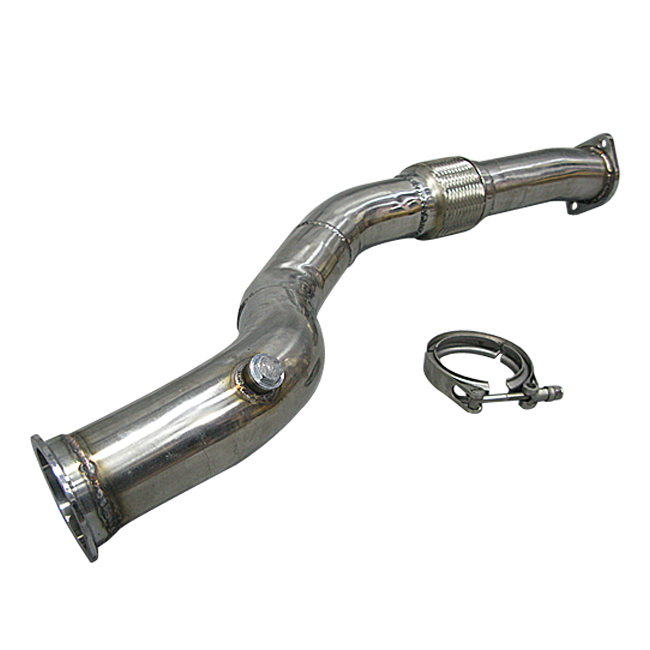 3" Downpipe for Mazda RX7 RX-7 FC V-band Clamp 13B Single Turbo Upgrade ...